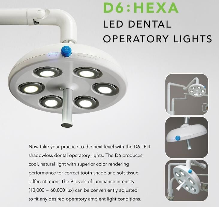 LED operatory light, HEXA, Dental Equipment
